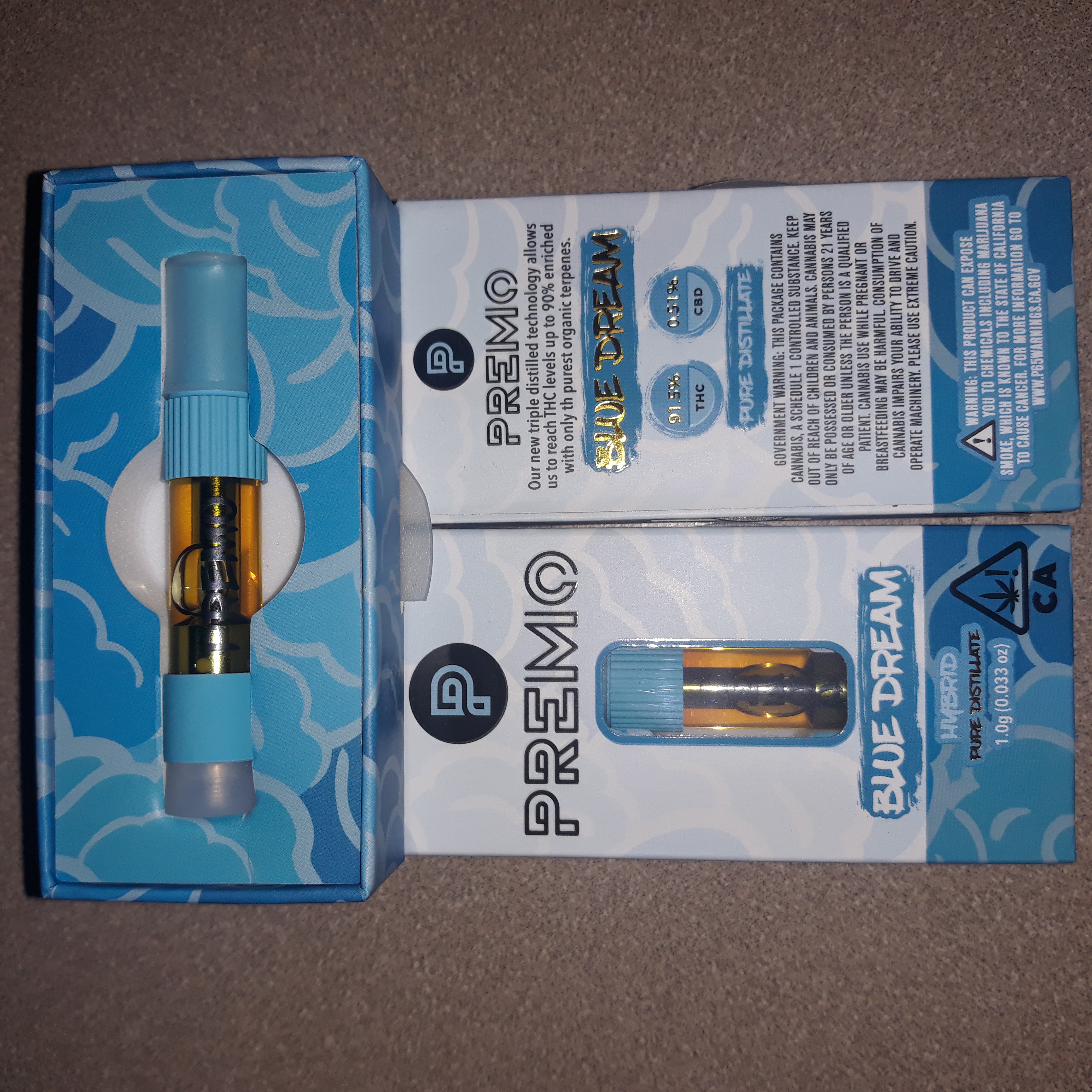 Premo 1 Gram Cart Blue Dream - Cannabis Menu by Wolf_of_Wicker ...